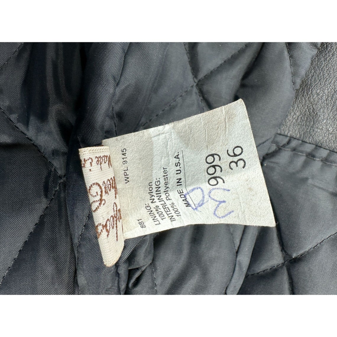 Excelled Mens Vtg Leather Motorcycle Biker USA Jacket Sz 36 Black Zip ...