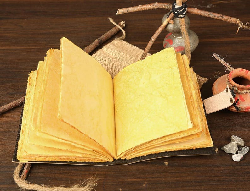 Dragon Leather Journal: Handmade Book of Shadows With Key Lock - Etsy
