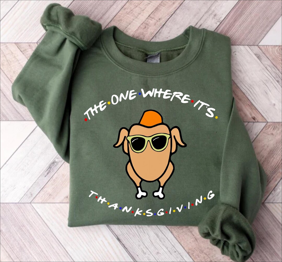 The One Where It's Thanksgiving Png, Friends Turkey Thanksgiving Png ...