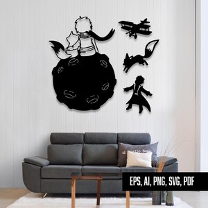 Vector El Principito Svg, EPS, PNG, AI, Mdf - Etsy