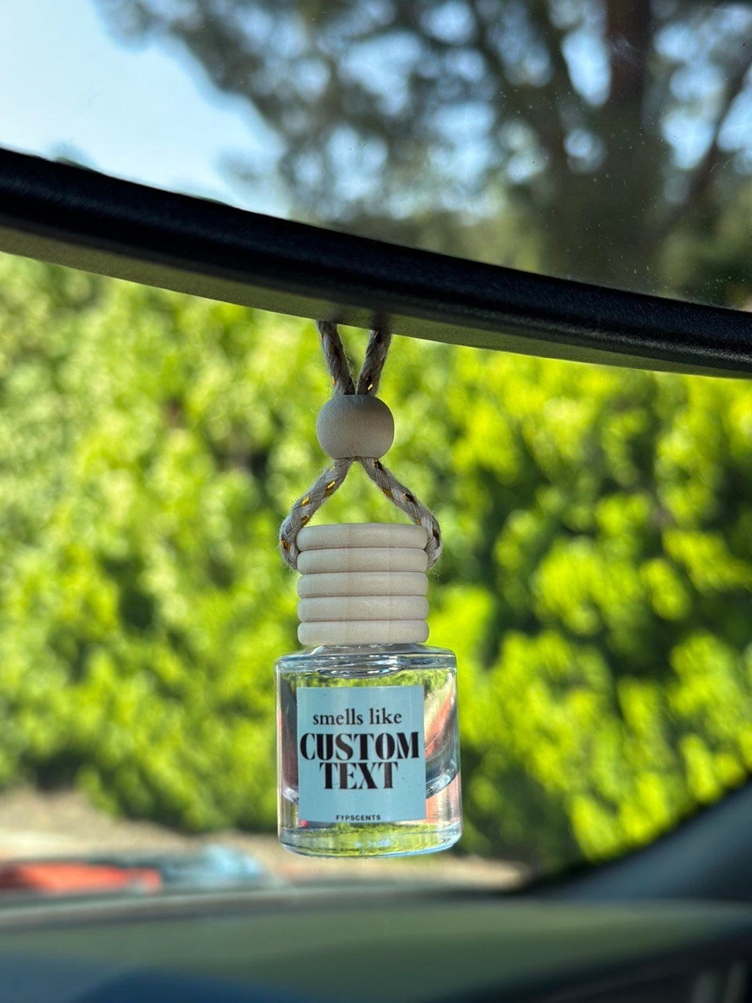 Car Diffuser, CUSTOM TEXT Car Air Freshener, Hanging Car Diffuser ...