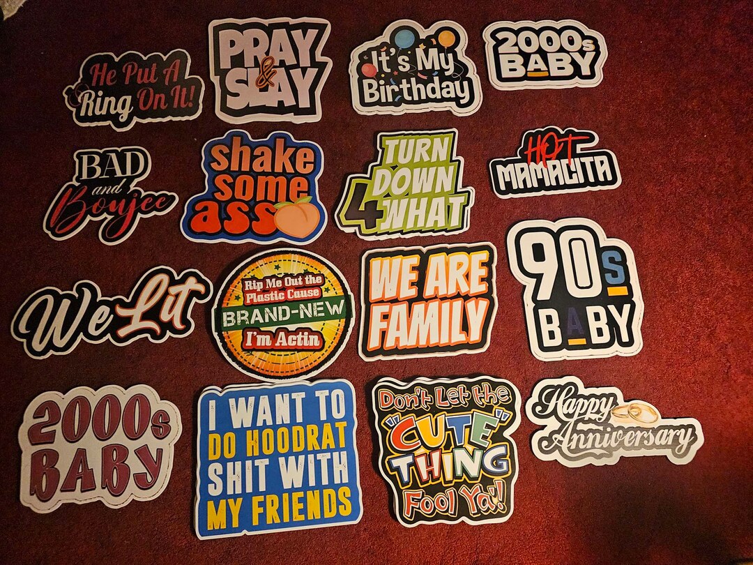 New Individual Photobooth Props - Etsy