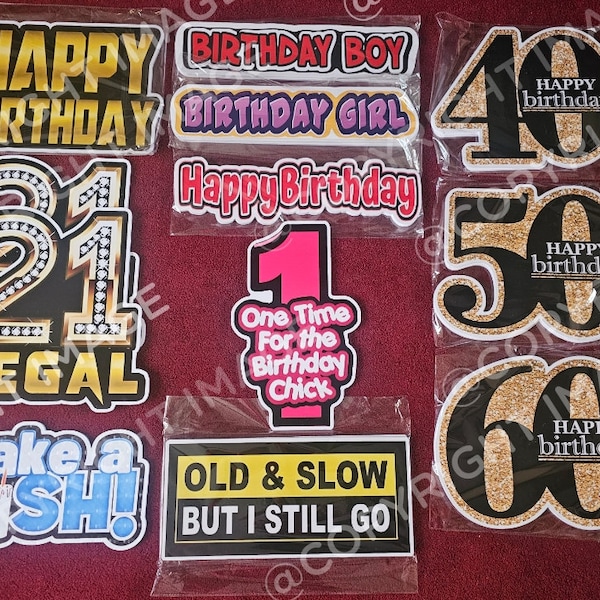 Birthday Props - Etsy