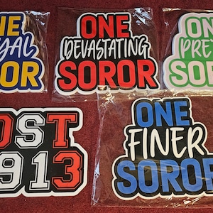 Divine 9 Greek & Organizational Props - Etsy