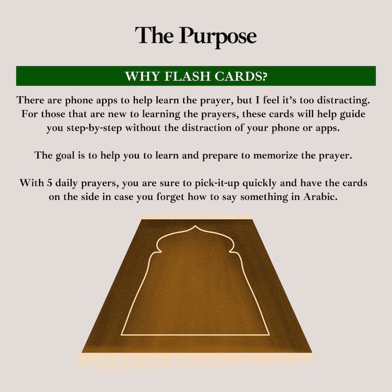 Islamic Prayer Steps Flashcards: Learn Salah With Transliteration ...