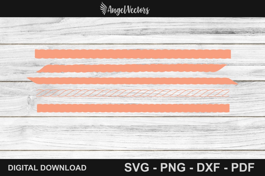 Nautical Rope Svg, Boat Svg, Marine File, Sea Cut File, Rope Vector ...