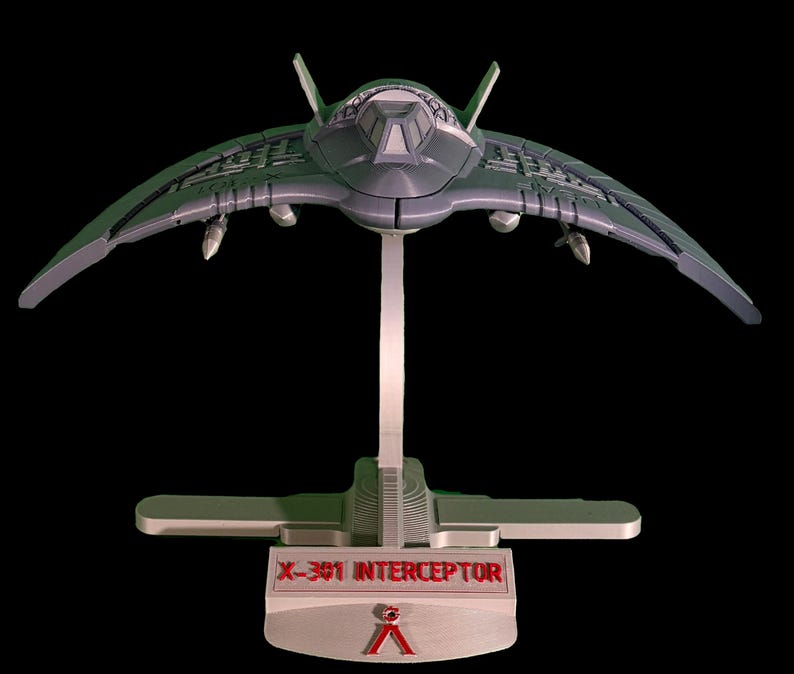 3D Printed Stargate Model • Sci‑fi Display Ship • Desk Decor - Etsy