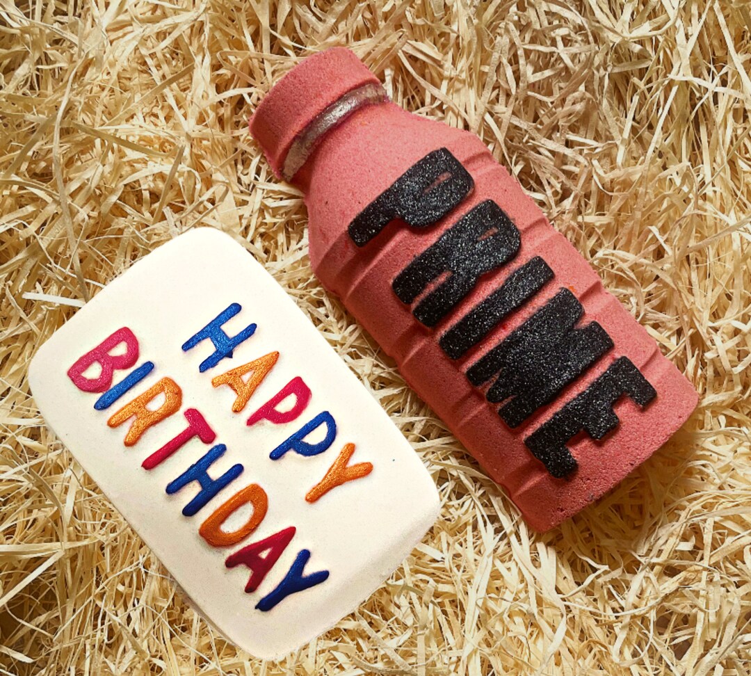Prime Bath Bomb and Happy Birthday Bath Bomb Birthday Bath - Etsy UK