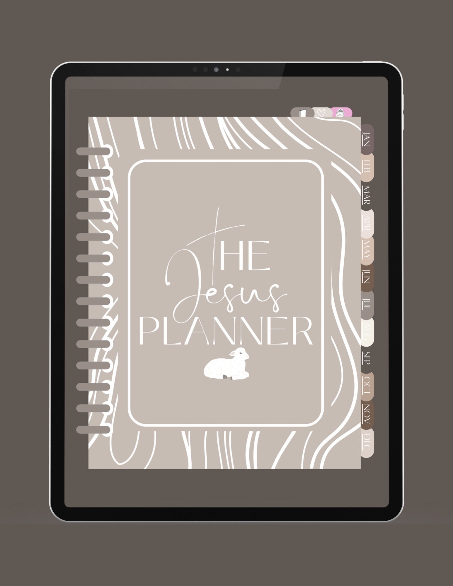 Undated Faith Digitial Planner | Hyperlinks | Christian Planner | iPad ...