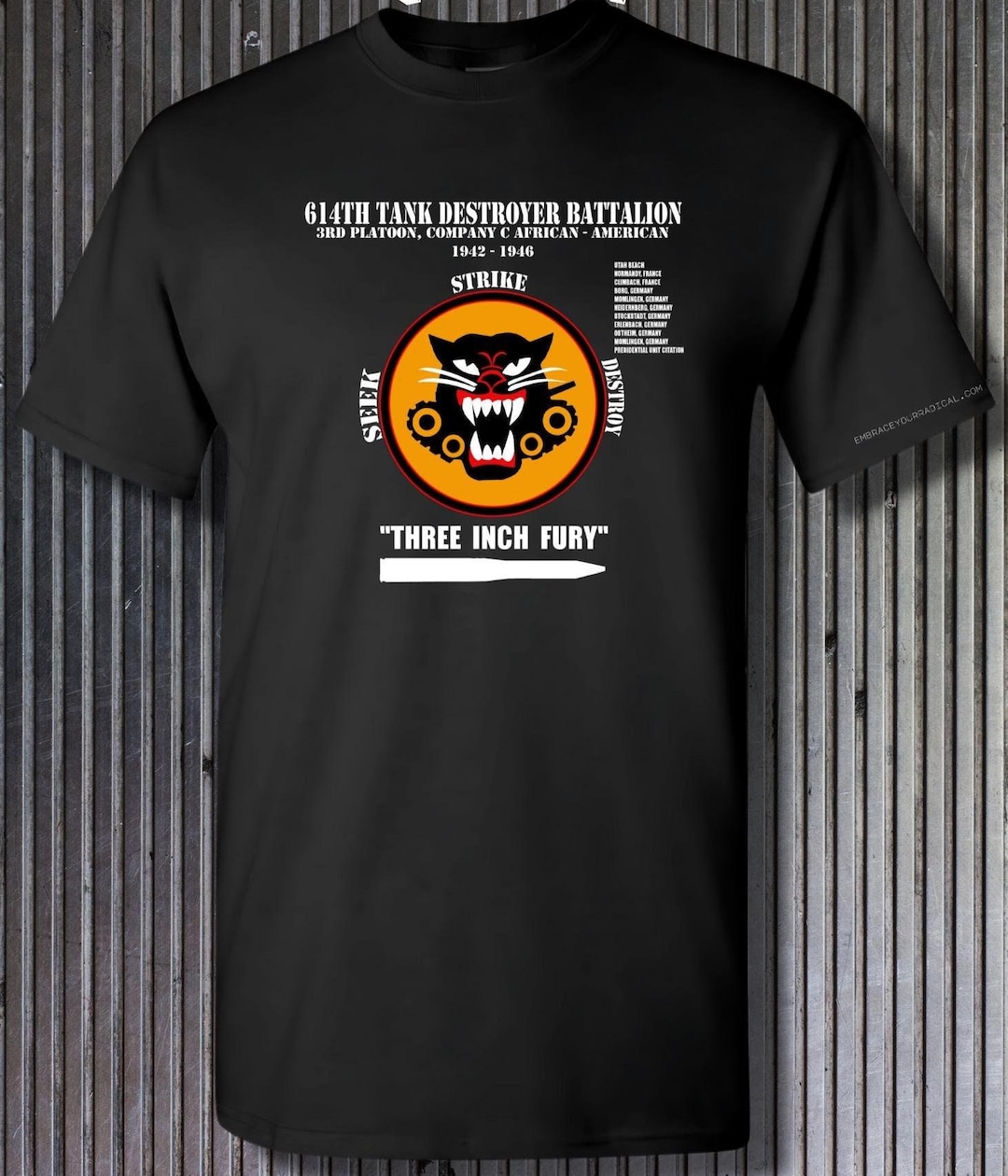 614TH Tank Destroyer Battalion #5 - Etsy