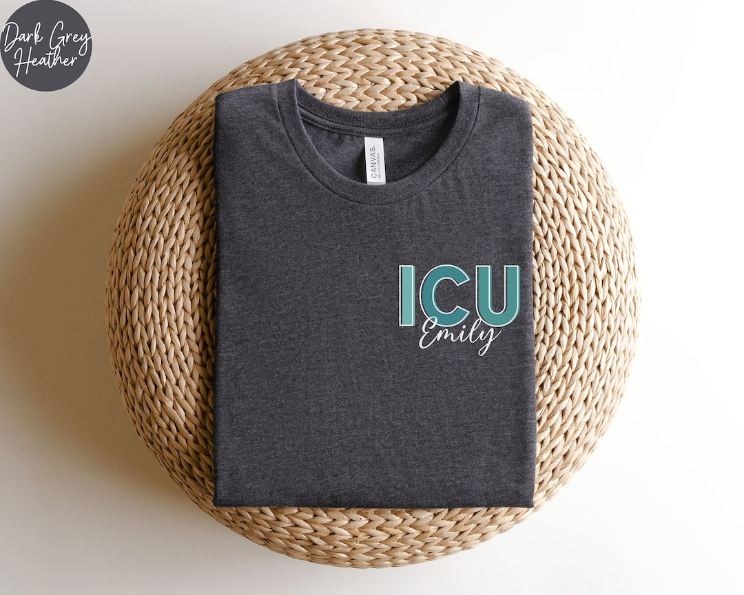 Personalized ICU Nurse Shirt,custom ICU Nurse T-shirt, ICU Nurse Gift ...