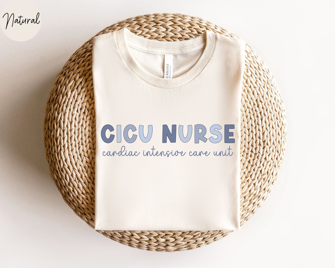CICU Nurse Shirt Cardiac Icu Nurse Shirt, Cardiac Nurse Shirt Cardiac ...
