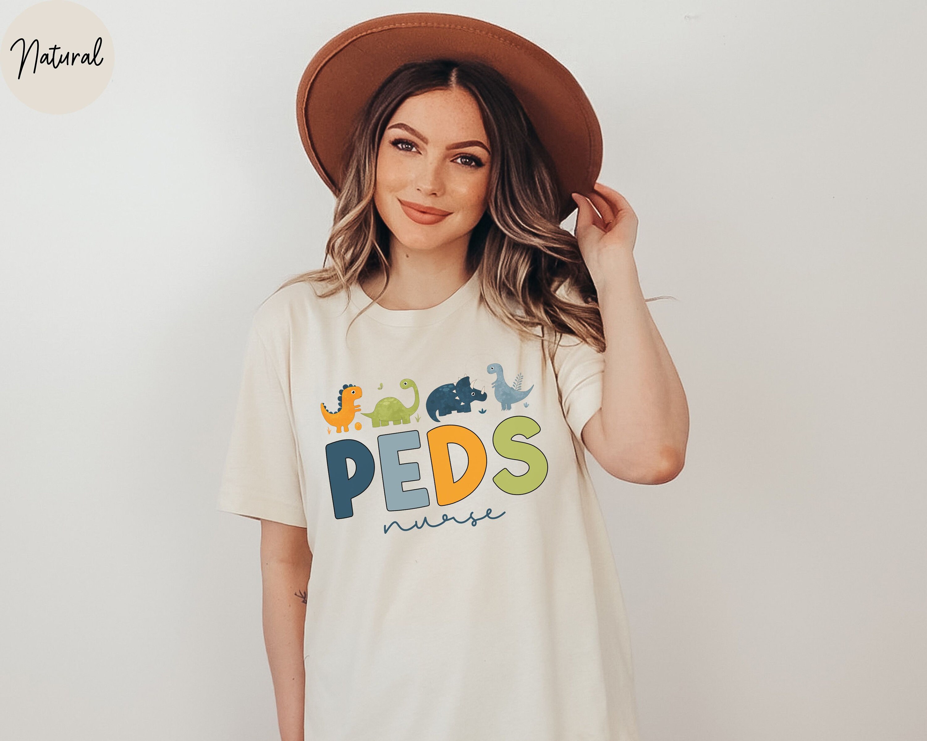 Pediatric Nurse Shirt, PEDS Dinosaurs T-shirt PEDS Nurse Tshirt Peds ...