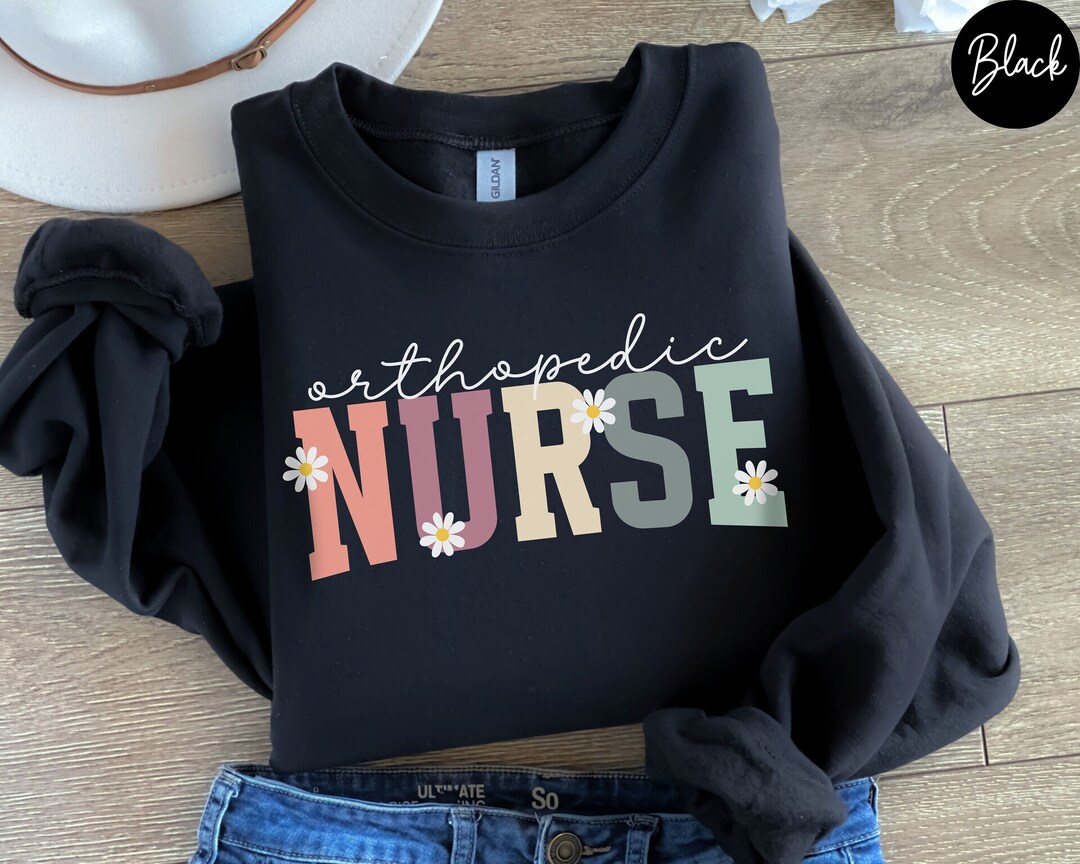 Ortho Nurse Sweatshirt Orthopedic Nurse Crewneck, Nursing School Grad ...