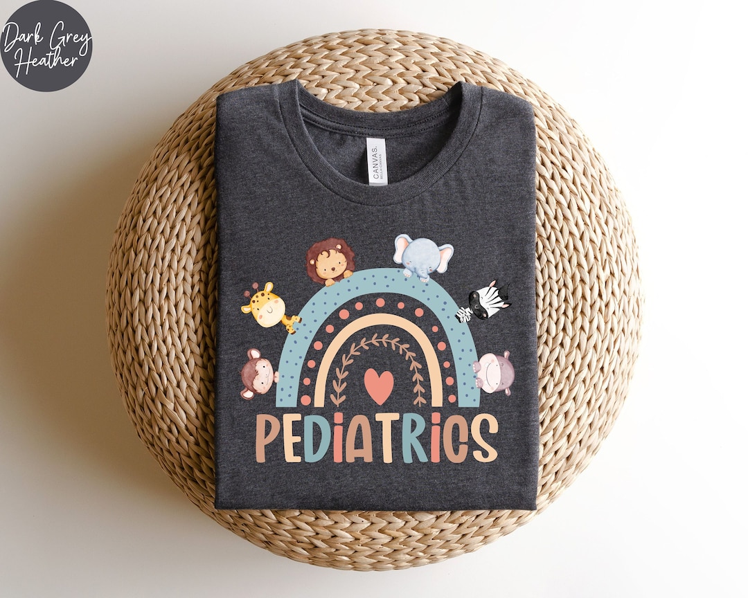 Pediatrics Shirt Animals Pediatrics T-shirt, Peds Nurse Tshirt PEDS T ...