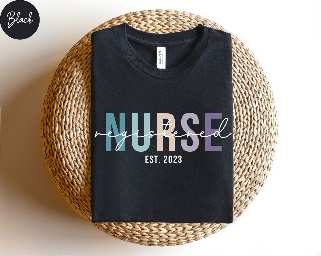Personalized Nurse Shirt, Registered Nurse T-shirt, RN Crewneck, Nurse ...