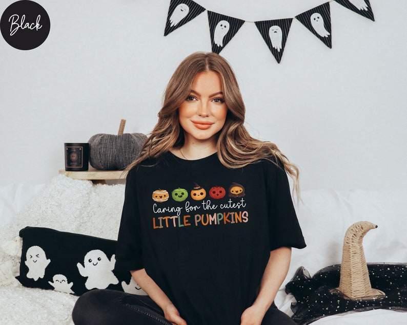 NICU Nurse Halloween Shirt Neonatal ICU Fall Nurse Shirt, Cutest ...