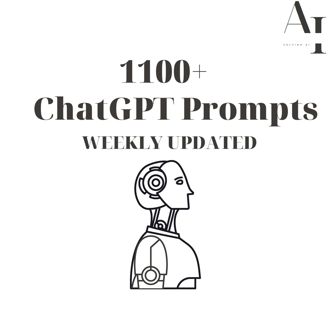 1100 Chatgpt Prompts Supercharge Your AI Conversations With Prompts ...