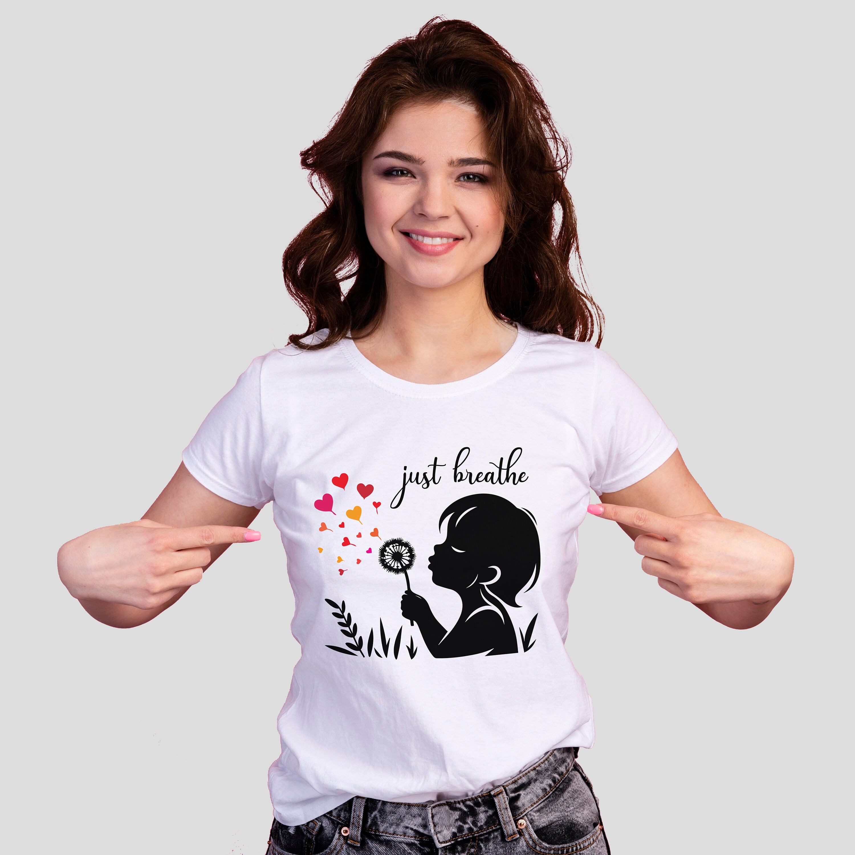 Little Girl Blowing a Dandelion, Dandelion Svg Bundle, Dandelion Svg ...