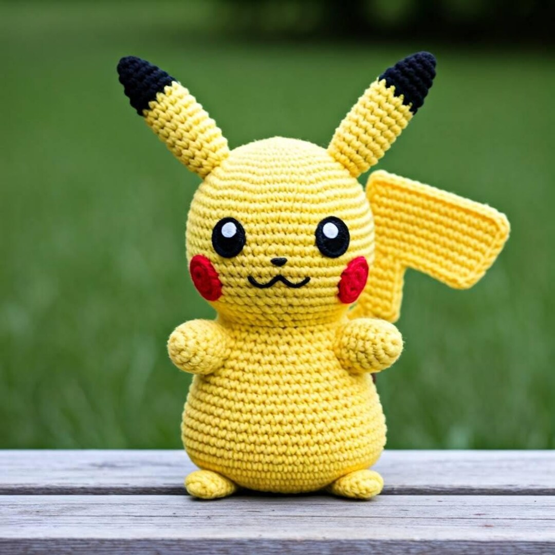 Pikachu Amigurumi Crochet Pattern, Pokemon Crochet Pattern Pdf ...