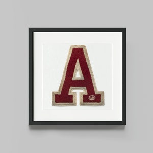 Arkansas Razorback College Letterman Letter Giclee Fine Art Home Decor ...