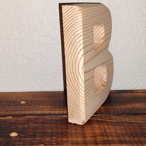 6 Inch Wooden Alphabet Letters and Numbers (stand-alone) - Etsy