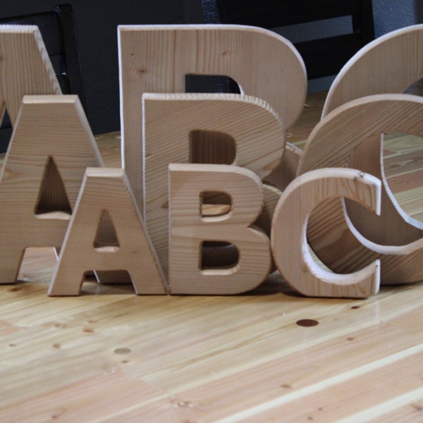 Wooden Letters - Etsy