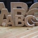 6 Inch Wooden Alphabet Letters and Numbers (stand-alone) - Etsy