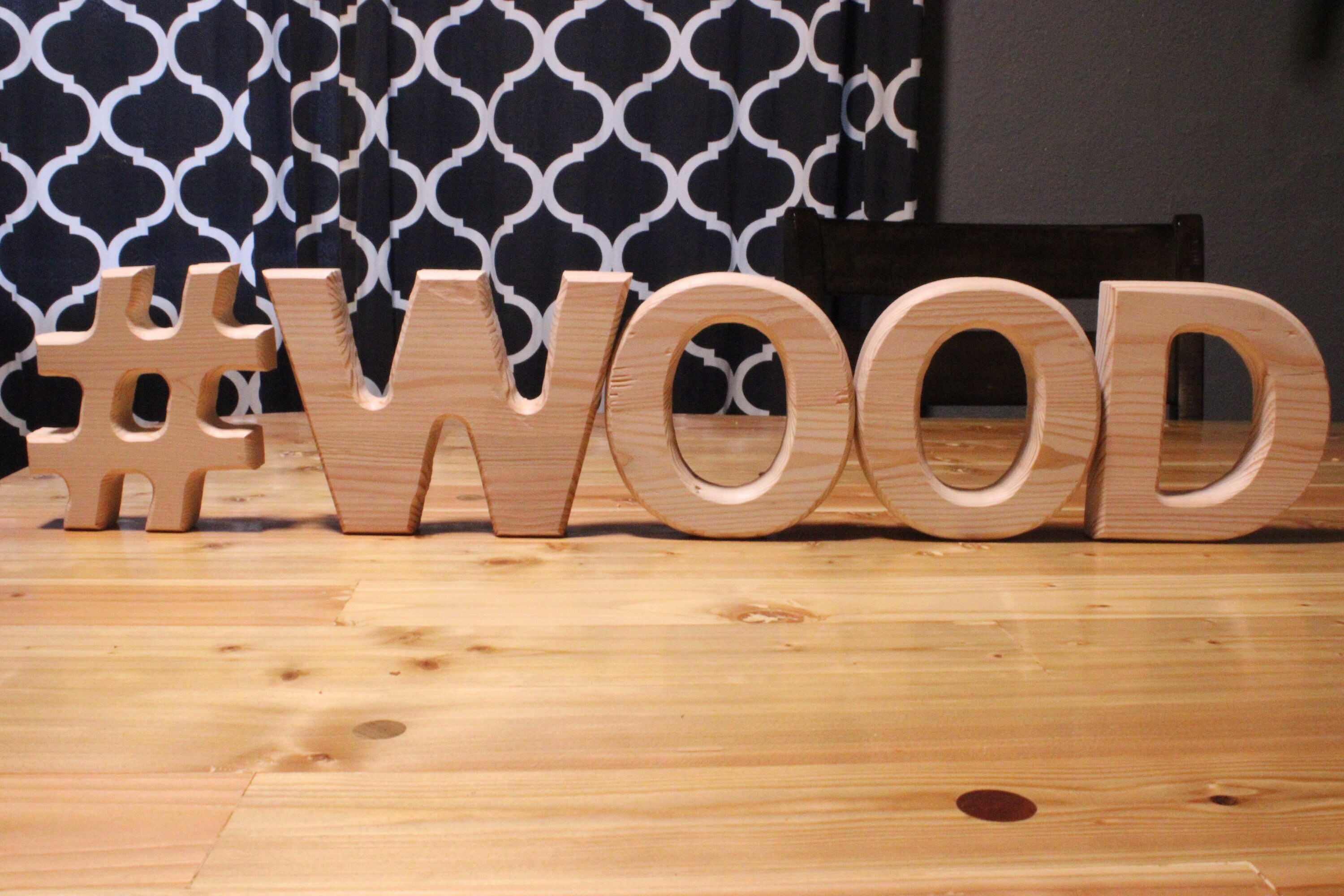 6 Inch Wooden Alphabet Letters and Numbers (stand-alone) - Etsy