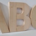 6 Inch Wooden Alphabet Letters and Numbers (stand-alone) - Etsy