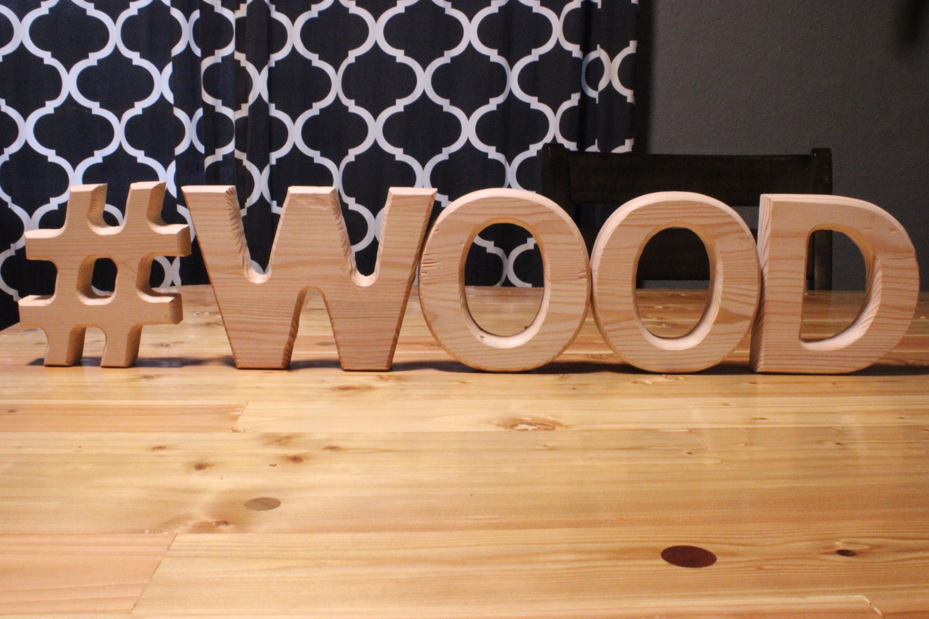 9 Inch Wooden Alphabet Letters - Etsy