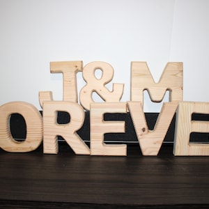 9 Inch Wooden Alphabet Letters - Etsy
