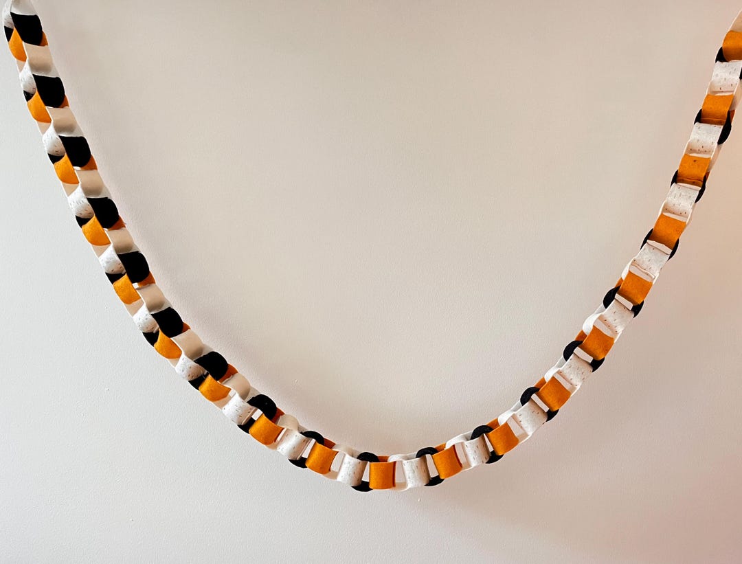 Felt Chain Garland, Modern Garland, Minimalist Nursery, Scandi Folk Art ...