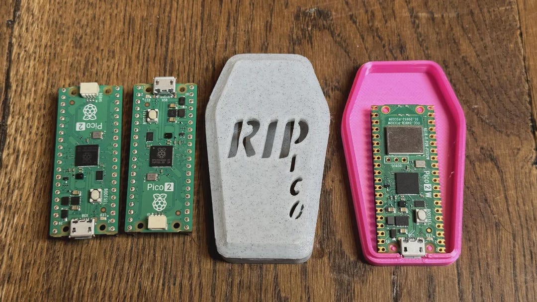 Raspberry Pi Pico 3D Printed Case, Electronics DIY Microcontroller ...