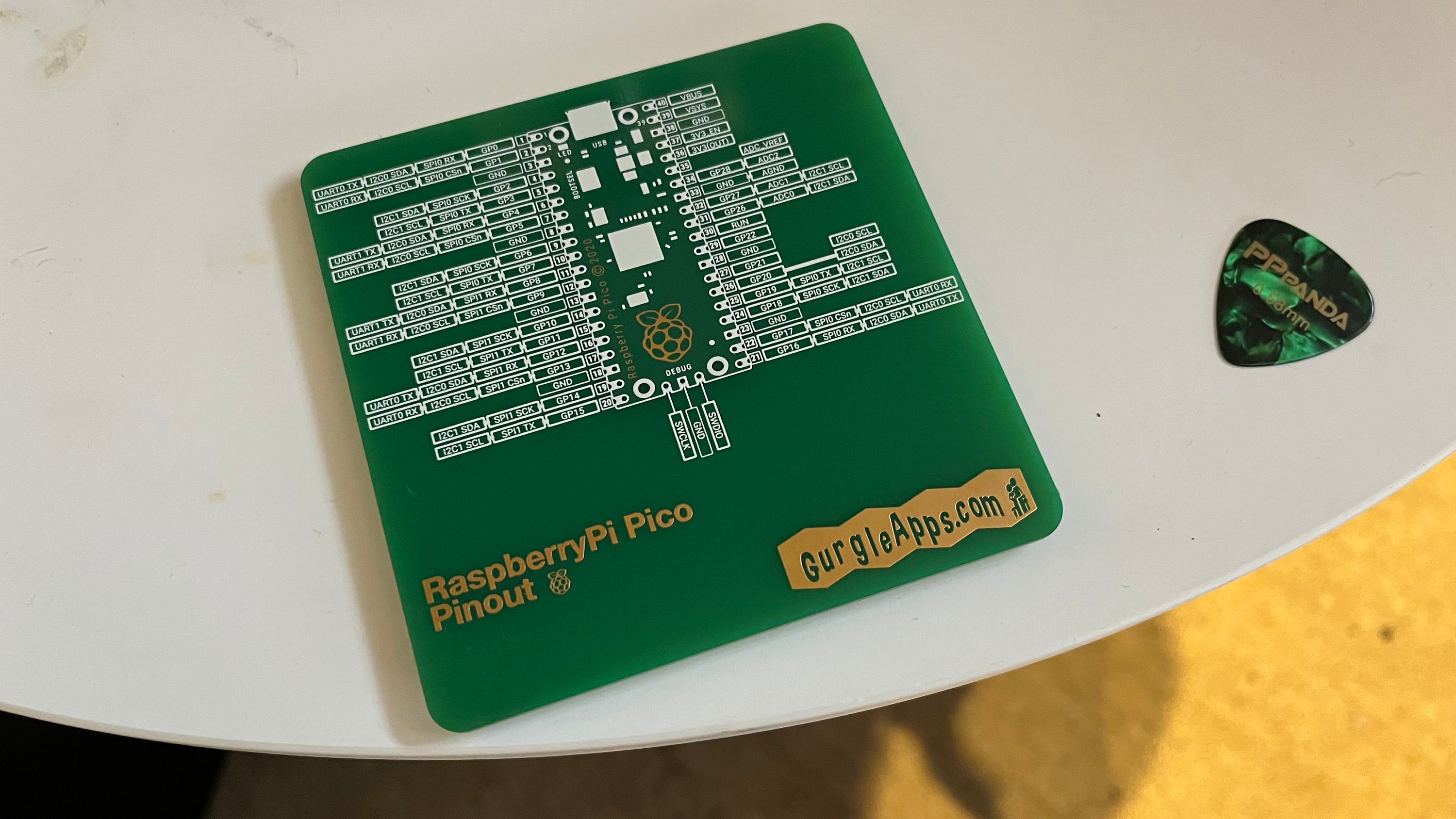 Raspberrypi Pico Pinout PCB Coaster - Etsy