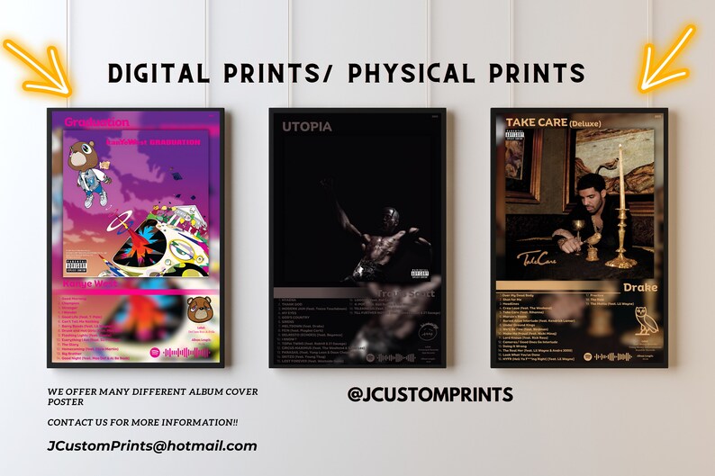 Music Poster Album Posters Custom Album Cover Poster Album Cover Poster Album Posters Wall Art ...