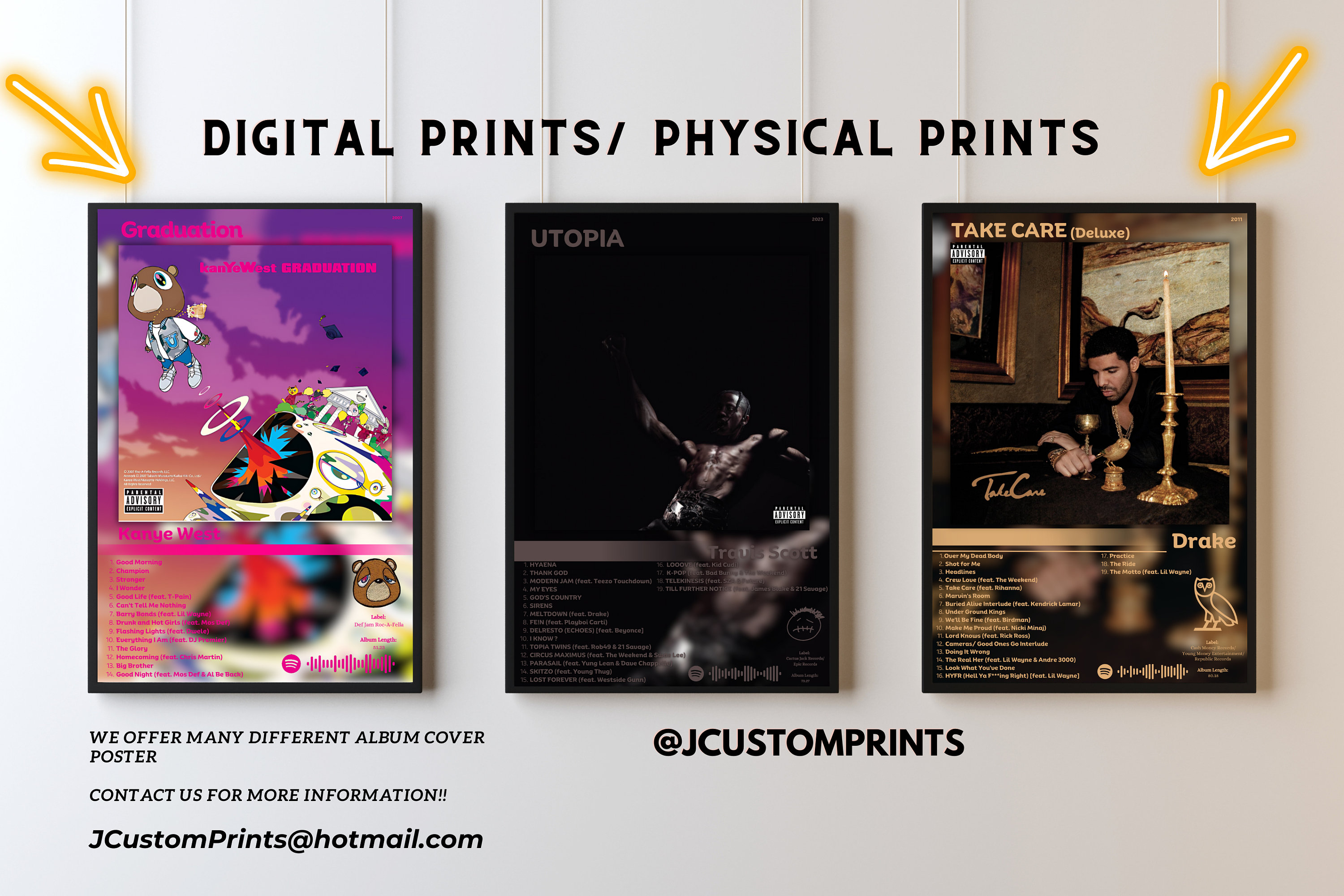 Music Poster Album Posters Custom Album Cover Poster Album Cover Poster ...