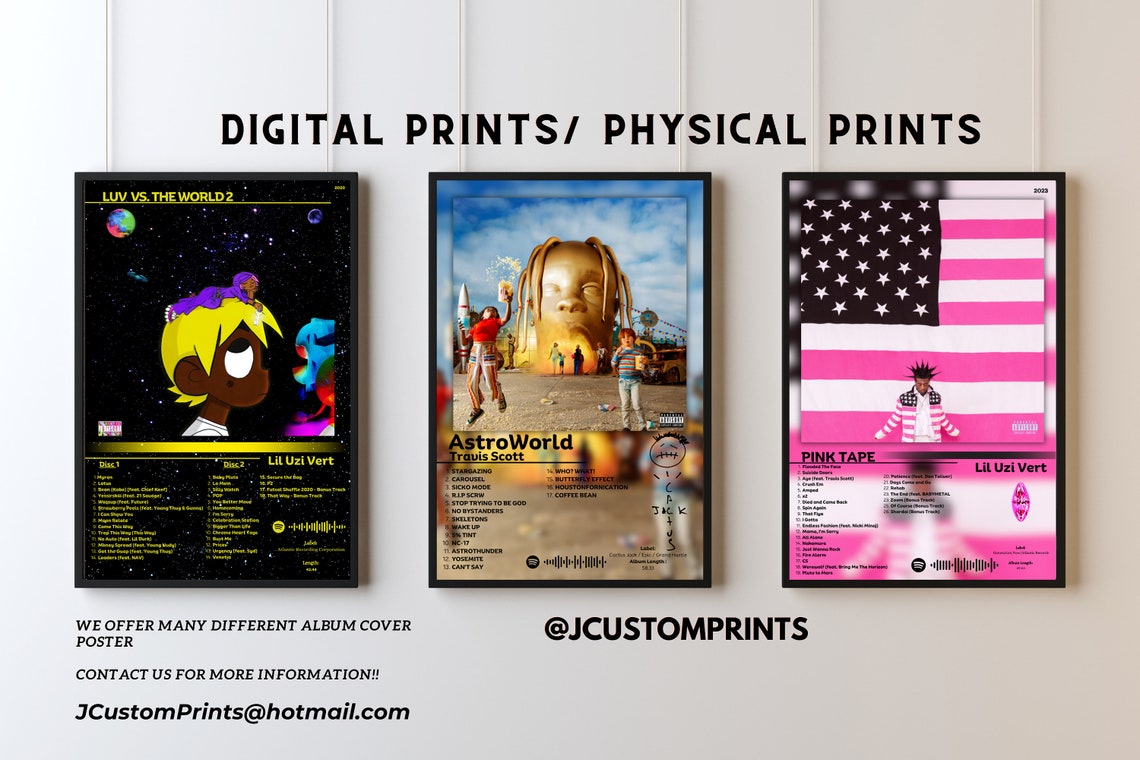 Album Cover Poster| Music Poster| Travis Scott "astroworld" Poster ...