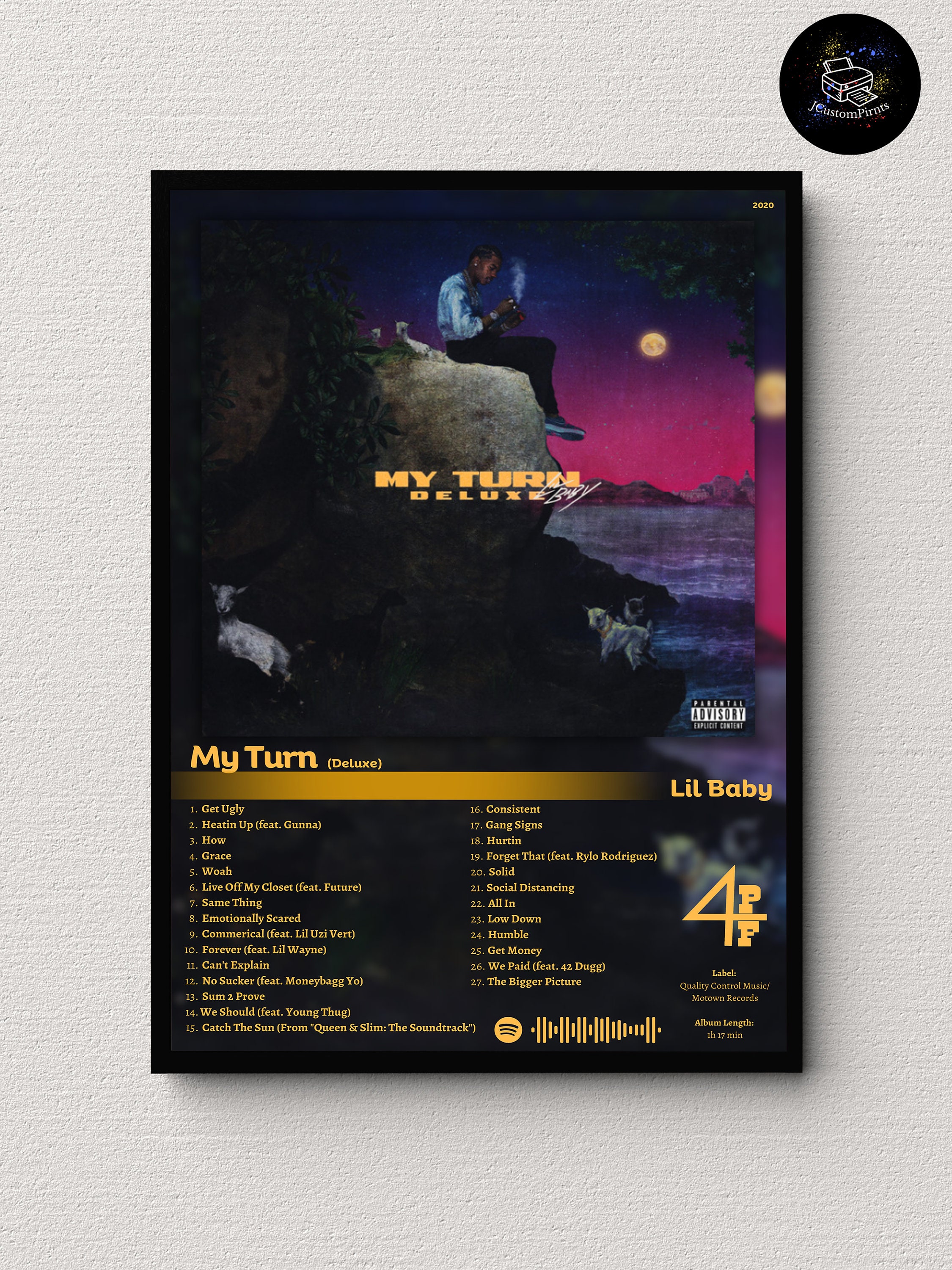 Music Poster Album Posters Custom Album Cover Poster Album Cover Poster ...