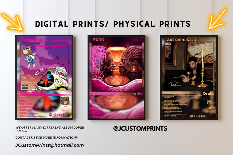 Music Poster Album Posters Custom Album Cover Poster Album Cover Poster ...