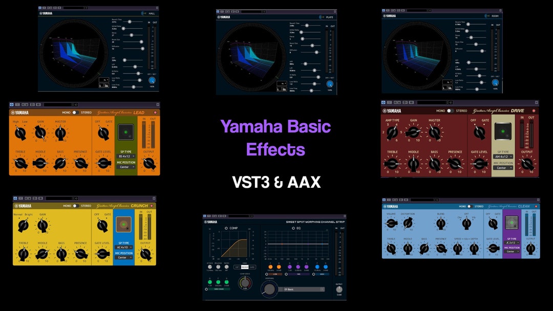 Yamaha FX Basic Legacy VST3 & AAX Windows - Etsy UK