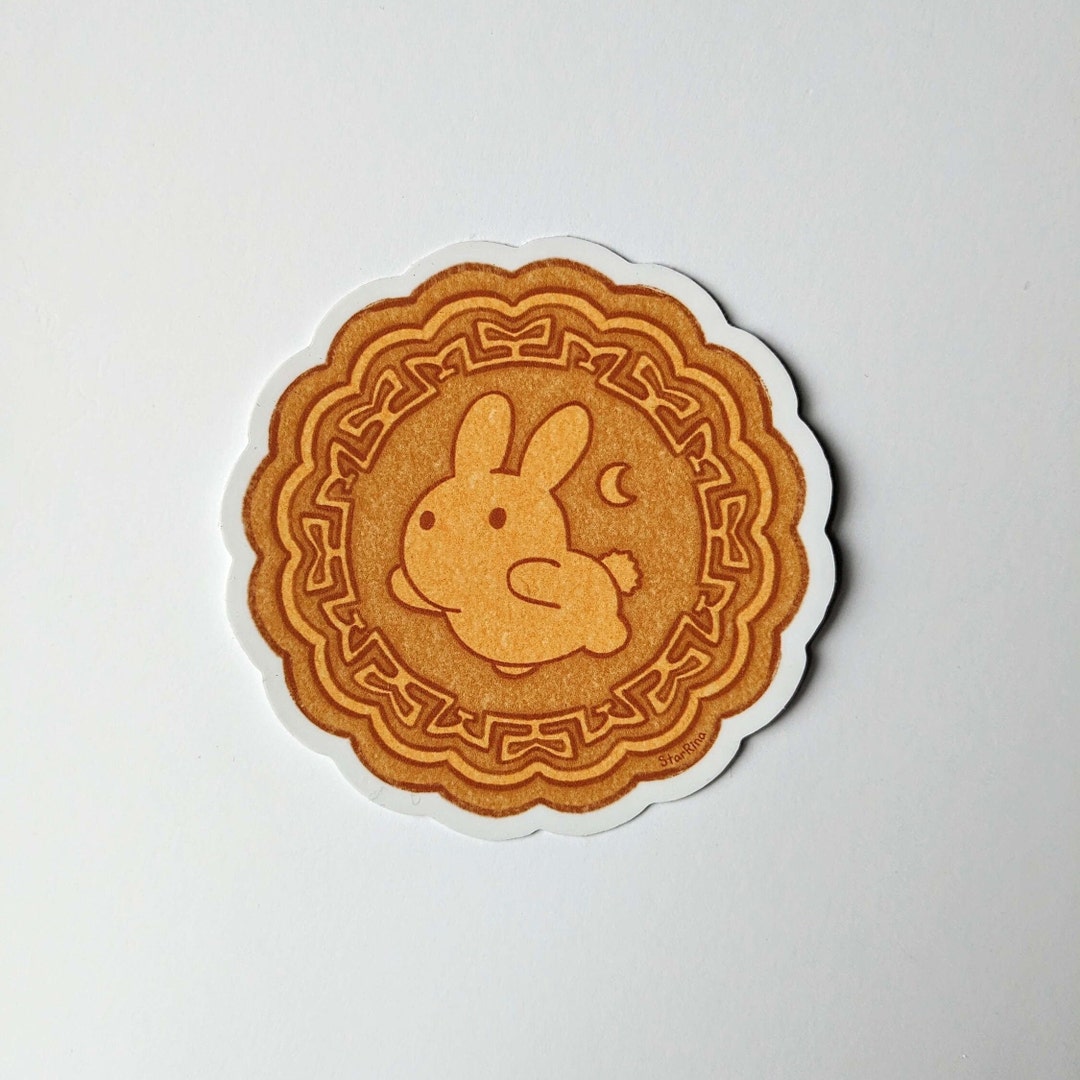 Bunny Rabbit Mid-autumn Festival Mooncake - Etsy