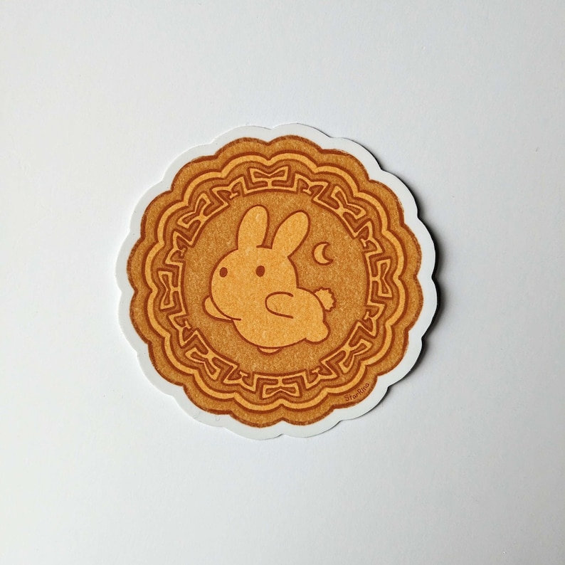Bunny Rabbit Mid-autumn Festival Mooncake - Etsy