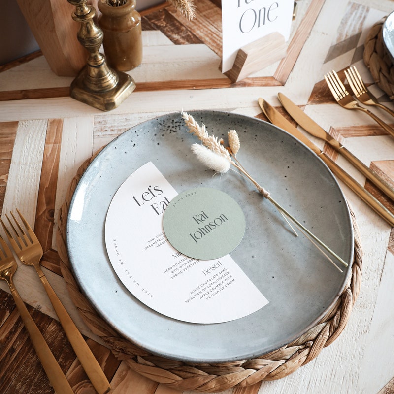 Menu Place Cards - Etsy