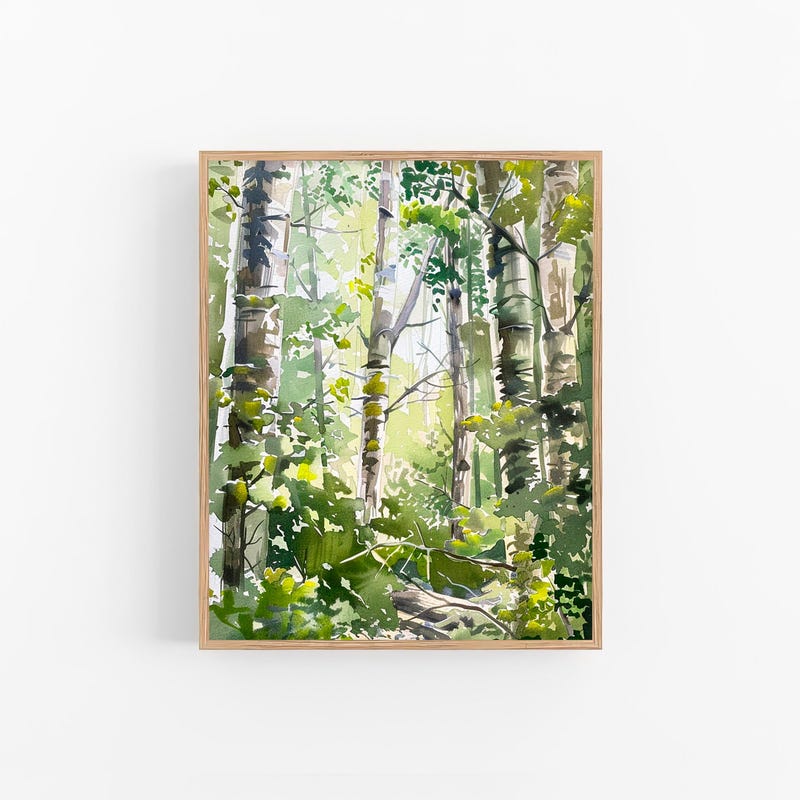 Aspen Tree Art - Etsy