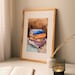 Books Watercolor Painting Old Book Library Art Print Books Farmhouse ...