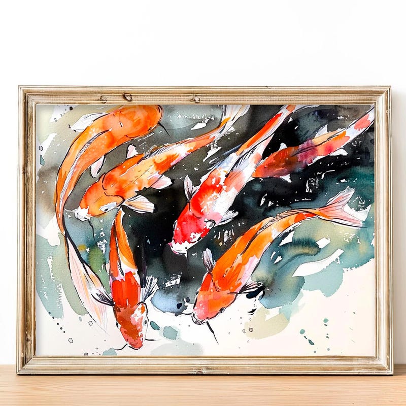 Coi Fish Wall Art - Etsy