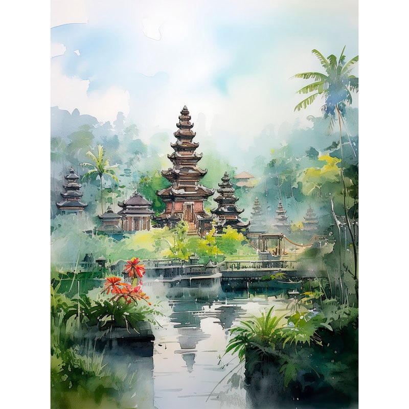 Large Bali Artwork - Etsy