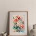Rose Painting Spring Flowers Watercolor Art Print Floral Wall Decor ...