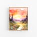 Boulder Mountains Painting Rocky Mountains Watercolor Art Print Idaho ...